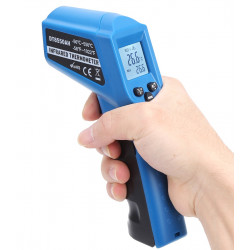 HORECATECH laserový infra teploměr -50/+550 °C, bezkontaktní